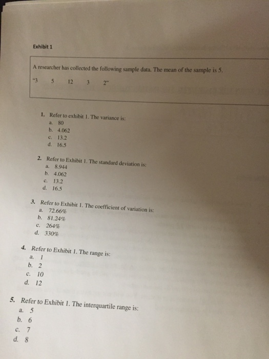 Solved: A Researcher Has Collected The Following Sample Da... | Chegg.com Solved: A Researcher Has Collected The Following Sample Da... | Chegg.com