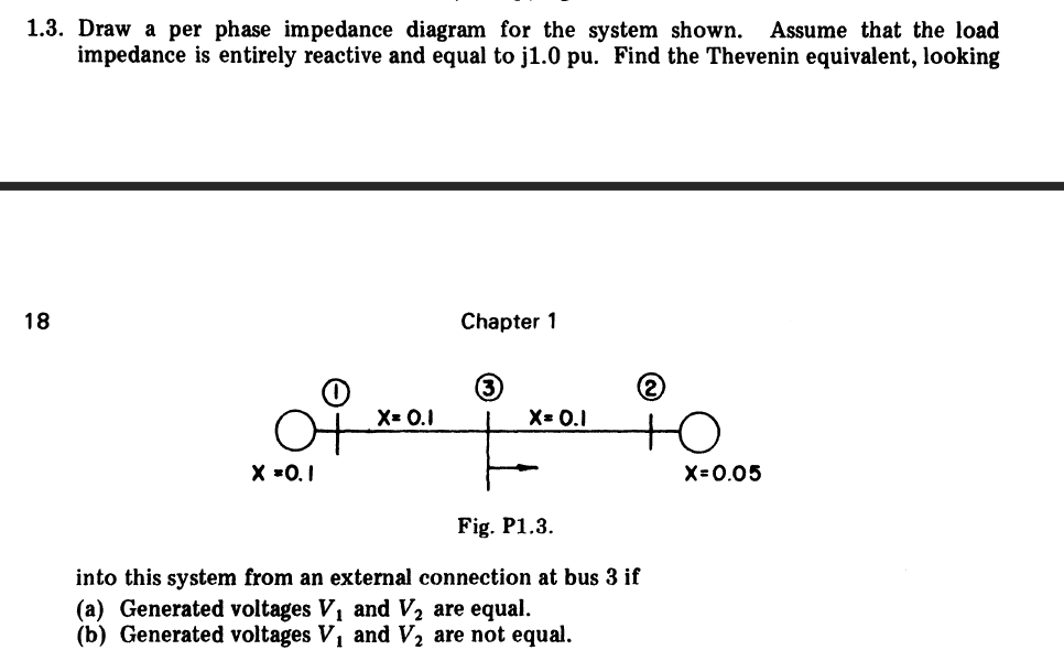 Solved: Draw A Per Phase Impedance Diagram For The System ... | Chegg.com Solved: Draw A Per Phase Impedance Diagram For The System ... | Chegg.com