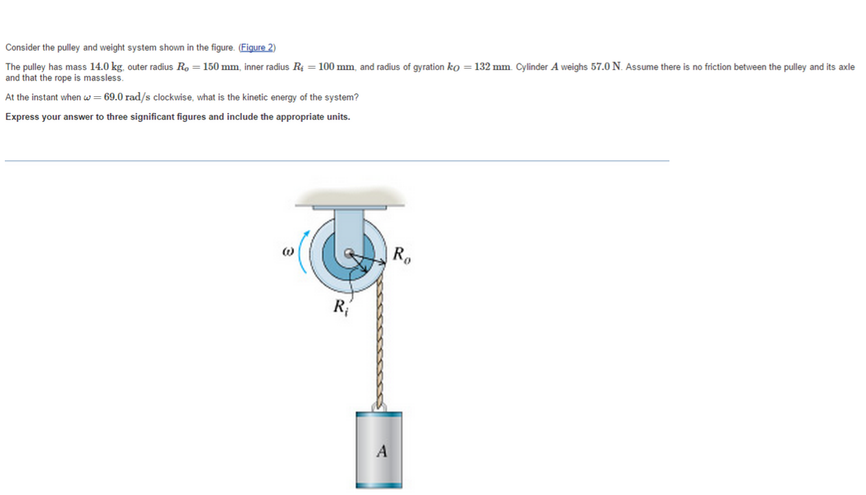 Consider The Pulley And Weight System Shown In The... | Chegg.com Consider The Pulley And Weight System Shown In The... | Chegg.com