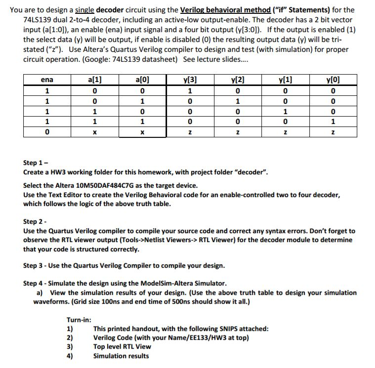 Solved You Are To Design A Single Decoder Circuit Using T