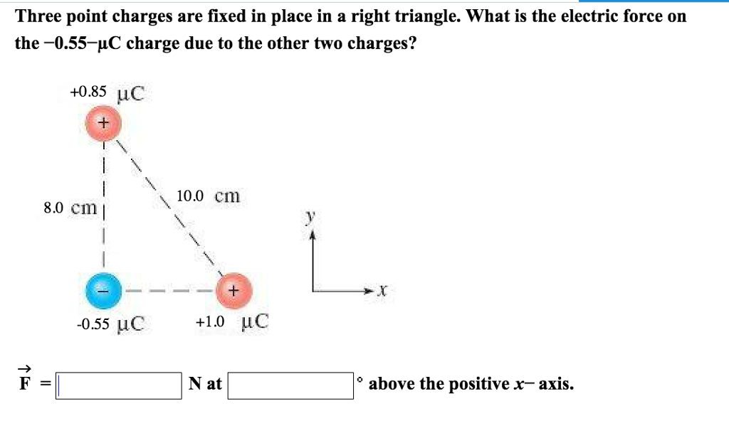 Solved: Three Point Charges Are Fixed In Place In A Right ... | Chegg.com