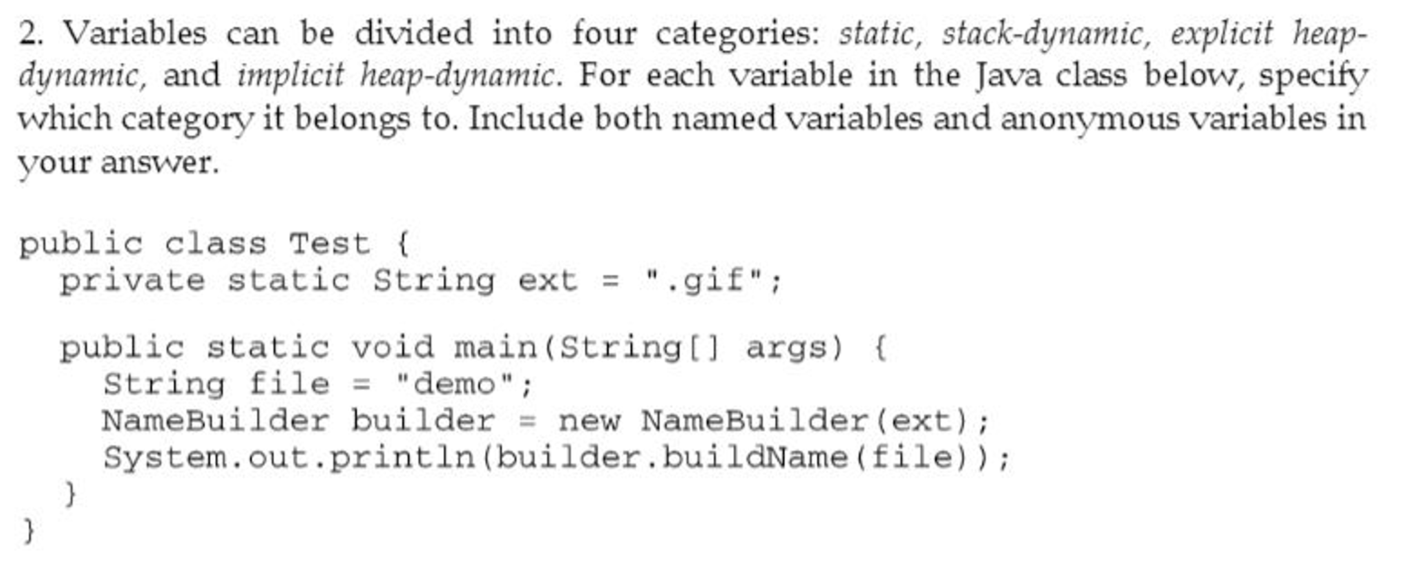 Solved: Variables Can Be Divided Into Four Categories: Sta... | Chegg.com Solved: Variables Can Be Divided Into Four Categories: Sta... | Chegg.com