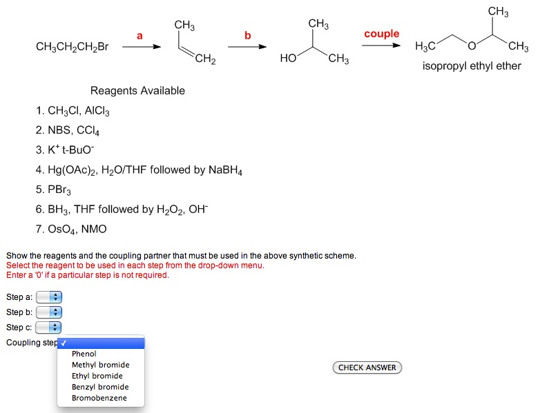 Solved Show The Reagents And The Coupling Partner That Mu