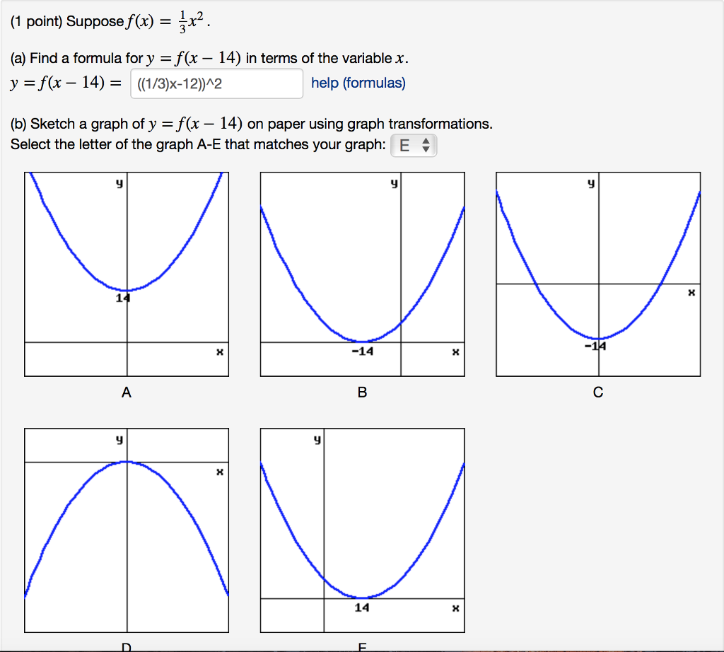 Solved Suppose F x 1 3 X 2 a Find A Formula For Y Chegg