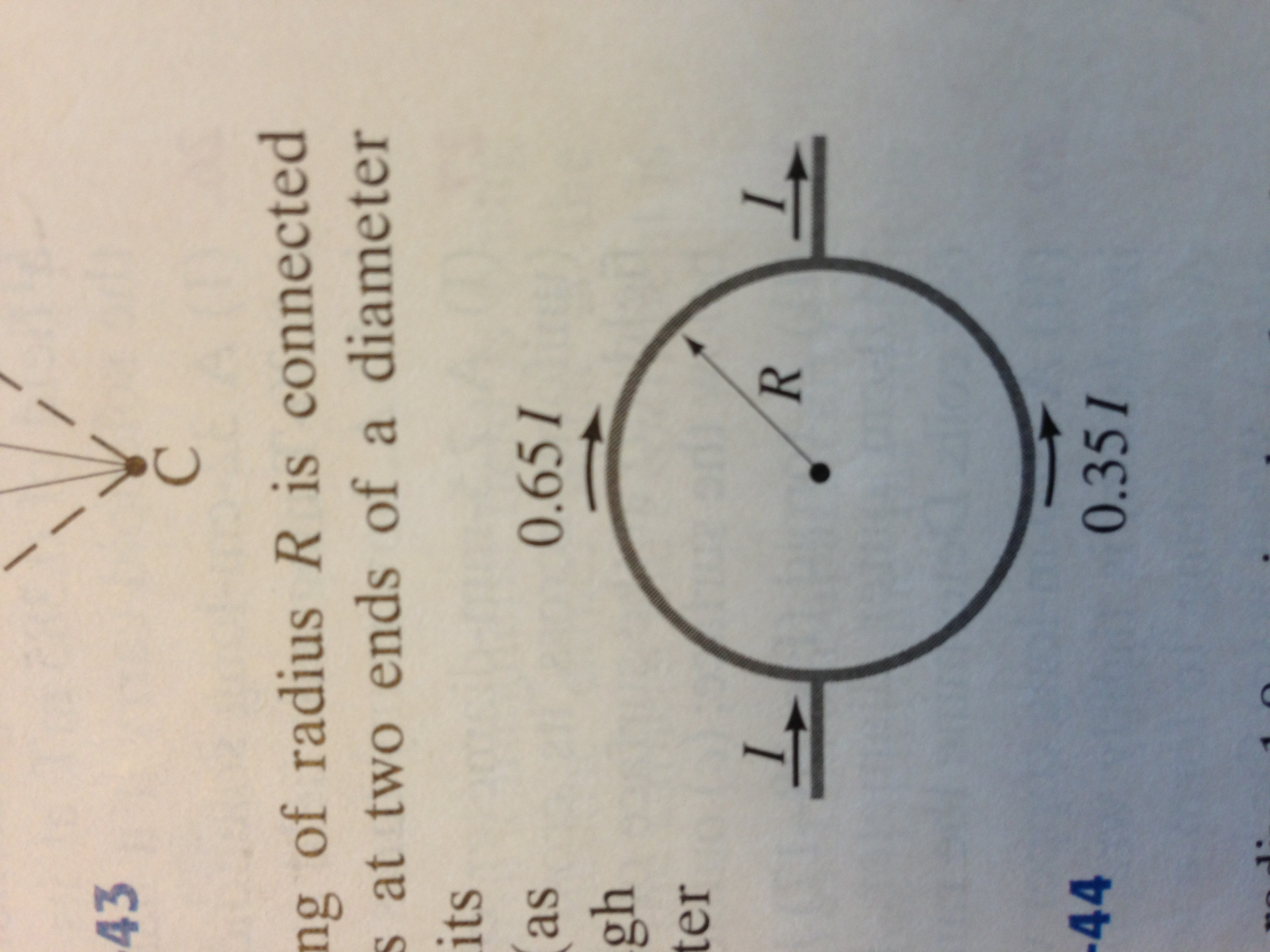 Solved: A Circular Conducting Ring Of Radius R Is Connecte... | Chegg.com Solved: A Circular Conducting Ring Of Radius R Is Connecte... | Chegg.com