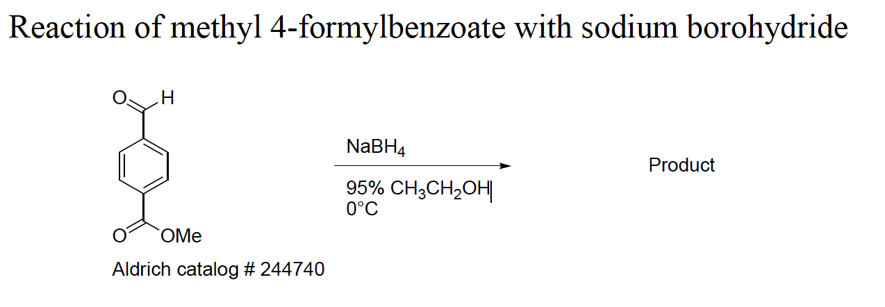 Solved: Sodium Borohydride Is A Reducting Agent, Looking A... | Chegg.com