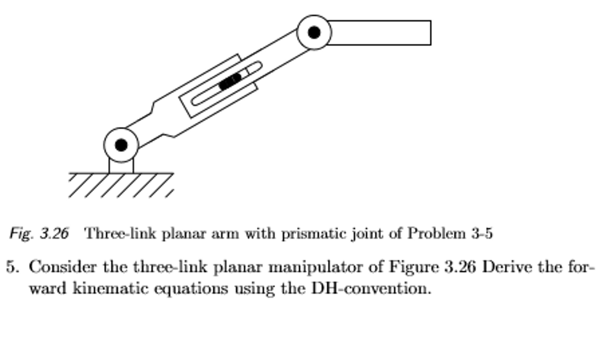Solved: Consider The Three-link Planar Manipulator Of Figu... | Chegg.com