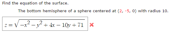 Solved Find The Equation Of The Surface The Bottom Hemis Chegg solved-find-the-equation-of-the-surface-the-bottom-hemis-chegg