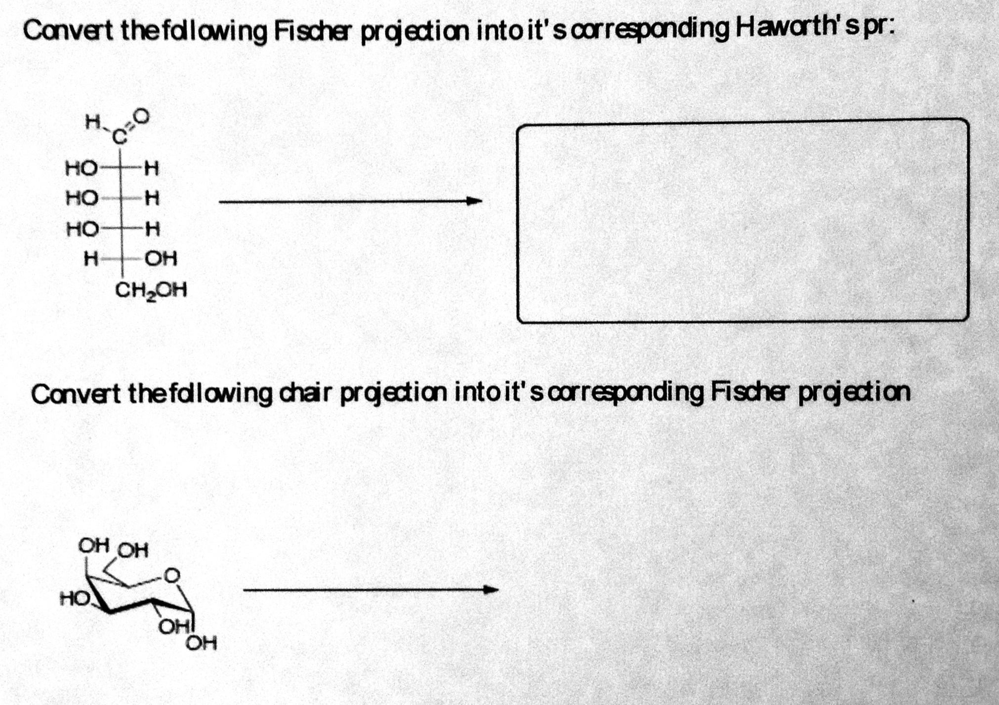 Solved: Convert The Following Fischer Projection Into It's... | Chegg.com Solved: Convert The Following Fischer Projection Into It's... | Chegg.com