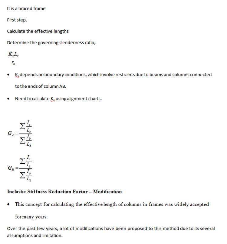 (Solved) - An unbraced frame is shown in Figure P4.7-12. Use LRFD and the... - (1 Answer ...