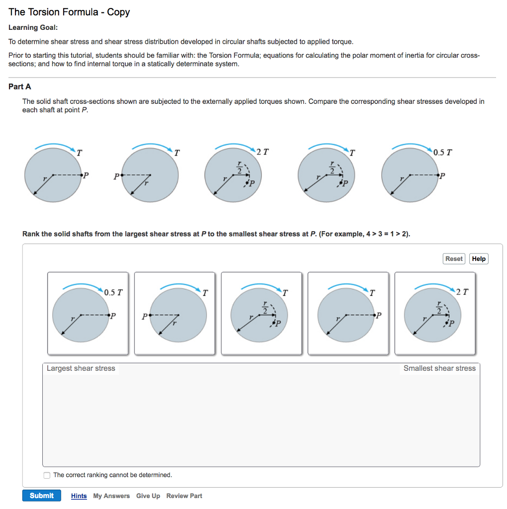 Solved To Determine Shear Stress And Shear Stress Distrib