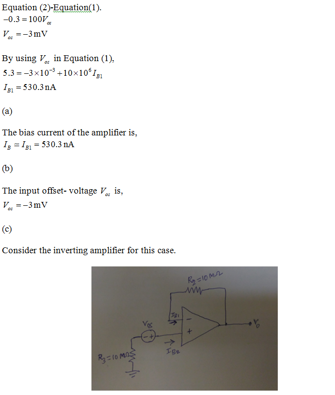 (Solved) - 2.98 A particular inverting amplifier with nominal gain of − 100... - (1 Answer ...