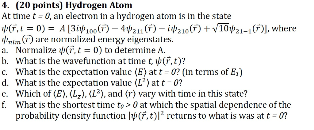 Compute Normalization Constant A If N 1 Socratic