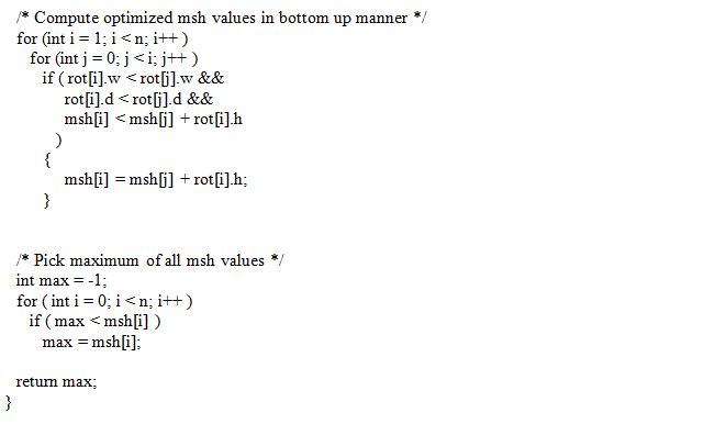 (Solved) - . Write a program to implement the box-stacking process... - (1 Answer) | Transtutors
