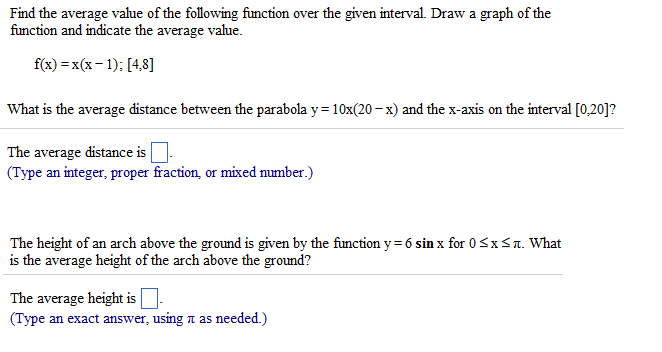 How To Find Average Value Of A Function Over An Interval - Here we find the average value of x^2 ...