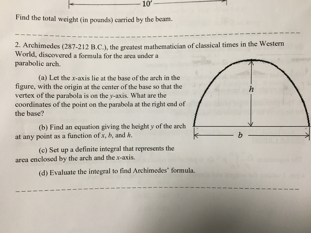 Archimedes Integral Calculus