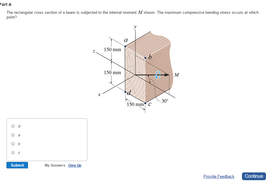 Rectangular Cross Section Solved) 16. The Picture Shows A Simply