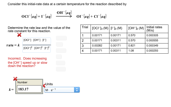 Solved: Consider This Initial-rate Data At A Certain Tempe... | Chegg.com Solved: Consider This Initial-rate Data At A Certain Tempe... | Chegg.com