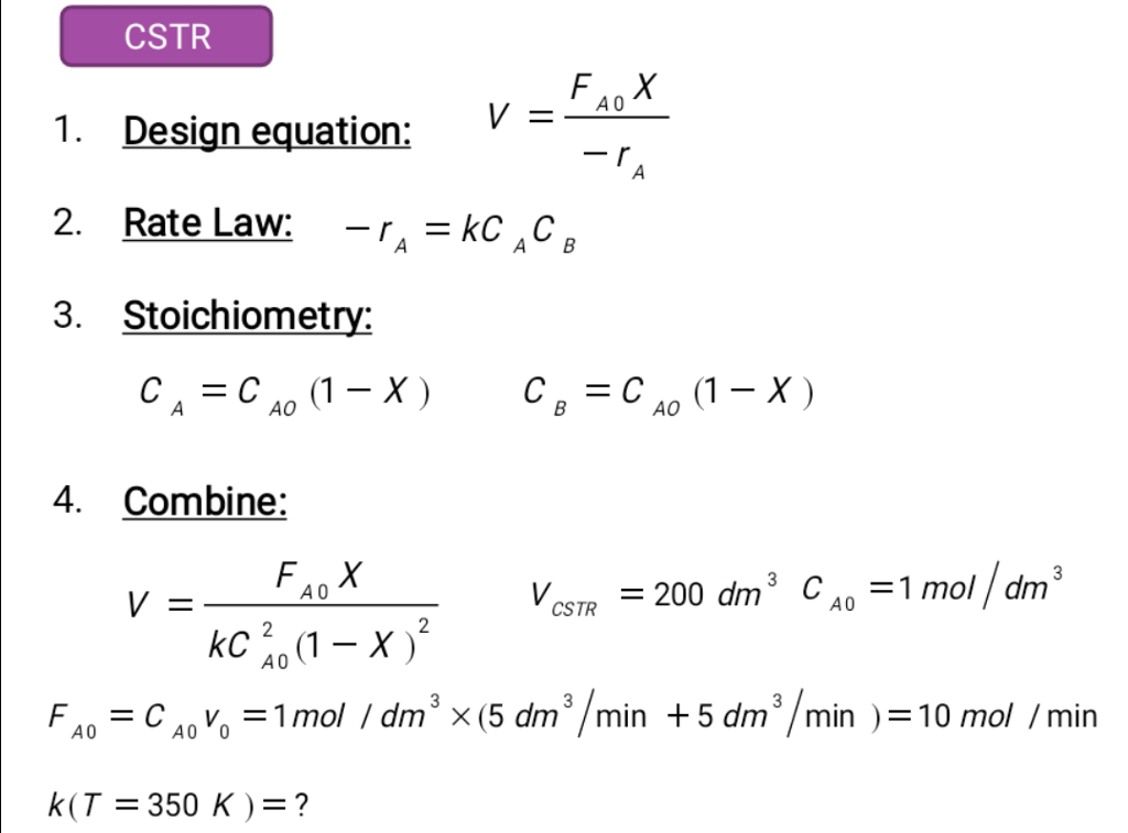 (Solved) - The elementary gas-phase reaction is carried out isothermally in a... (1 Answer ...