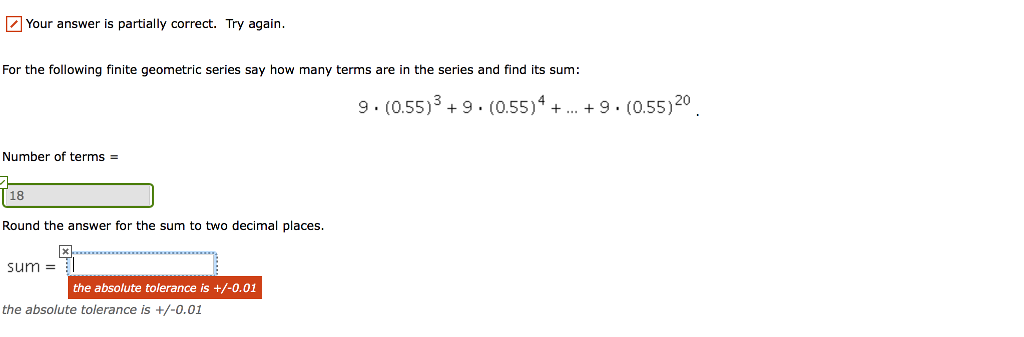 Finite Geometric Series Worksheet Key Finite Geometric Series Kuta