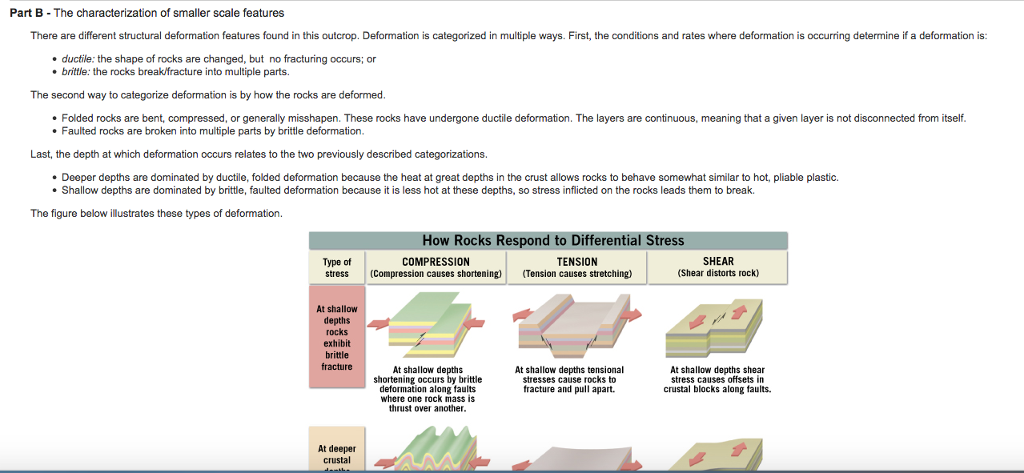 Solved The Characterization Of Smaller Scale Features The