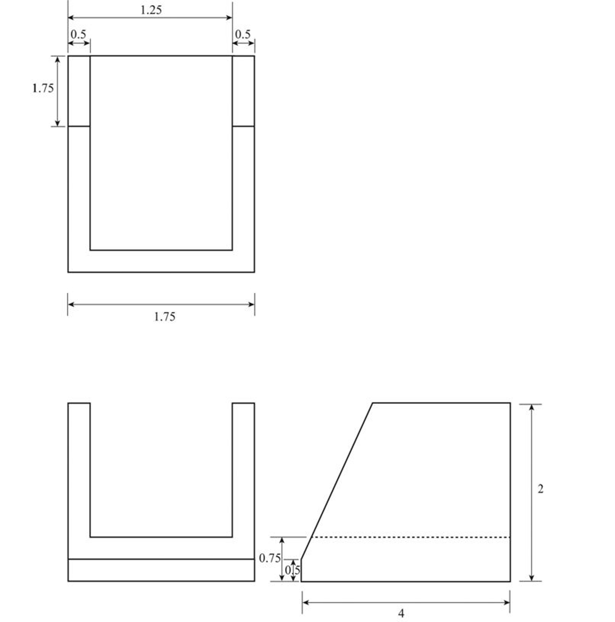 (Solved) - Using a CAD package, draw the necessary views and completely... (1 Answer) | Transtutors
