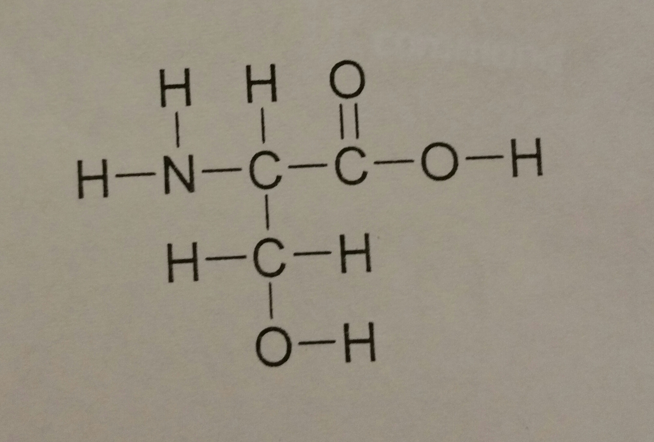 Lewis Structure Of Serine