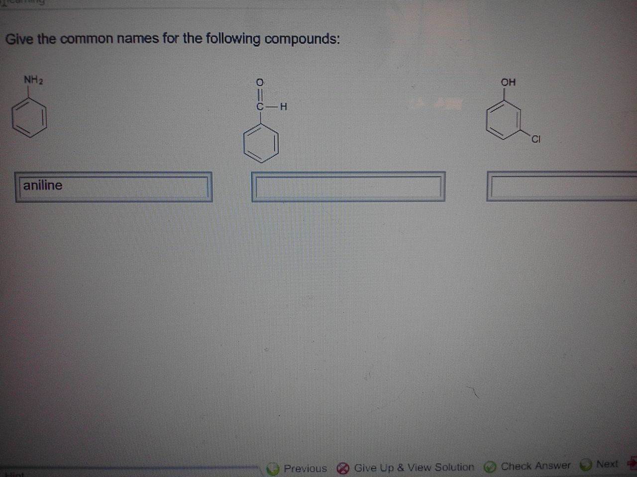 Solved: Give The Common Names For The Following Compounds | Chegg.com Solved: Give The Common Names For The Following Compounds | Chegg.com
