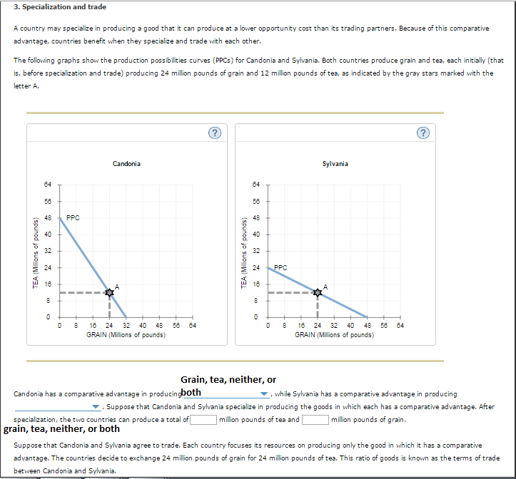 Solved: 3. Specialization And Trade A Country May Speciali... | Chegg.com