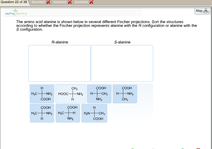 Solved: The Amino Acid Alanine Is Shown Below In Several D... | Chegg.com