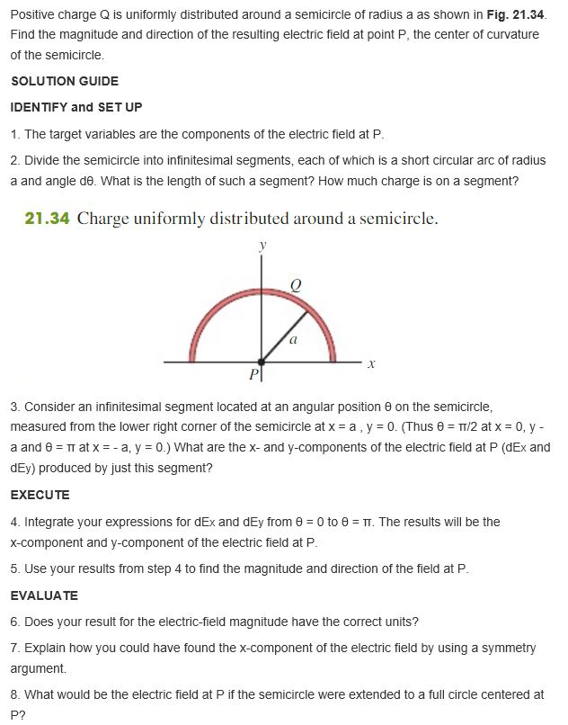 Solved: Positive Charge Q Is Uniformly Distributed Around ... | Chegg.com Solved: Positive Charge Q Is Uniformly Distributed Around ... | Chegg.com