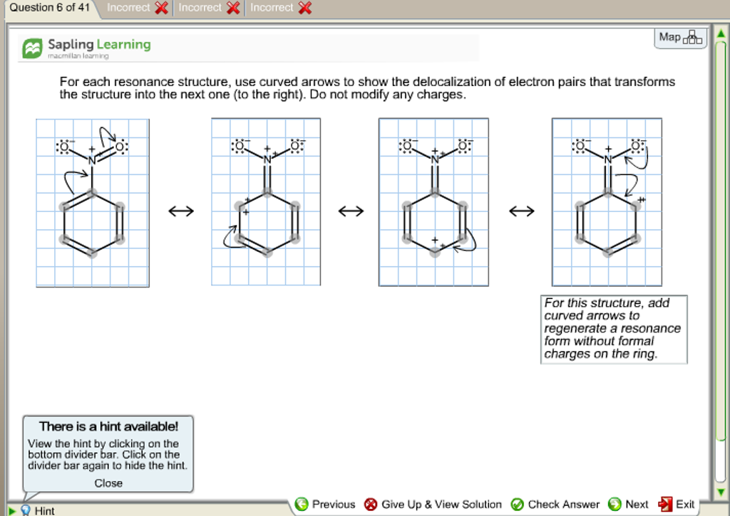 Solved: For Each Resonance Structure, Use Curved Arrows To... | Chegg.com