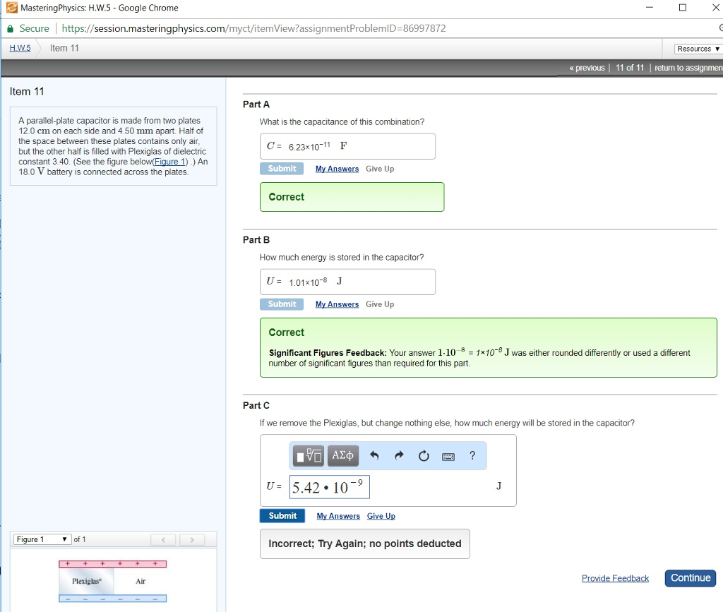 Solved: MasteringPhysics: H.W.5 - Google Chrome Secure Htt... | Chegg.com