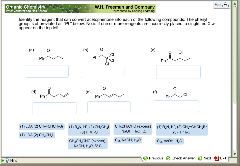 Solved: Identify The Reagent That Can Convert Acetophenone... | Chegg.com
