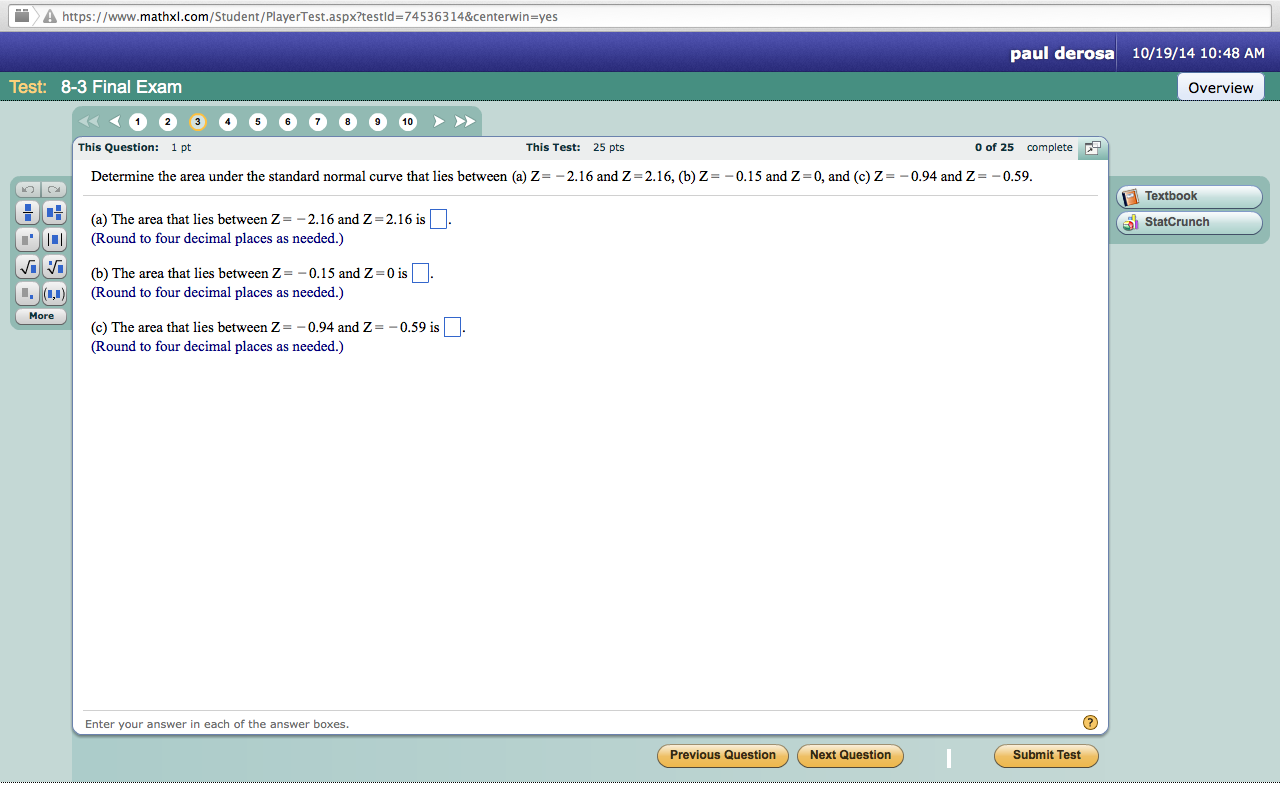 Solved: I Https Mathxl.com Student/PlayerTest.aspx?testld ... | Chegg.com