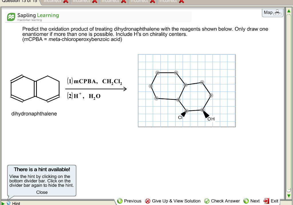 Solved Map Sapling Learning Macmillan Learning Predict Th