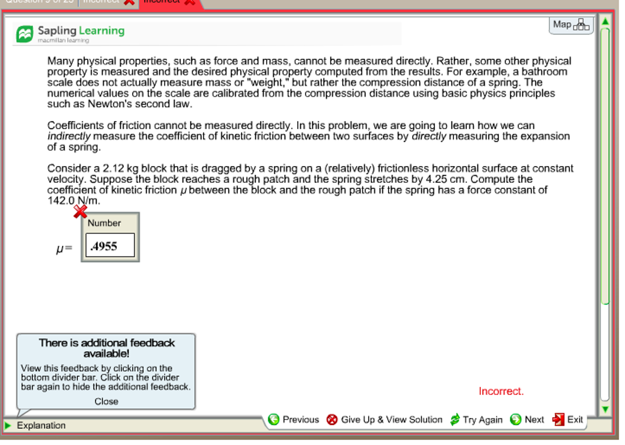 Solved: Sapling Learning Macmilan Learning Many Physical P... | Chegg.com