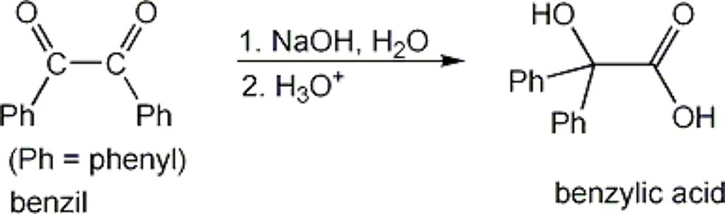 Solved: The Following Reaction, Called The Benzylic Acid R... | Chegg.com