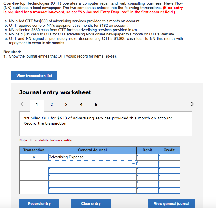 Solved Over-the-Top Technologies (OTT) operates a computer | Chegg.com