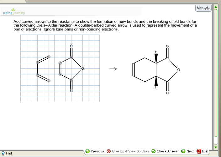 Solved: Mapo Sapling Learning Add Curved Arrows To The Rea... | Chegg.com