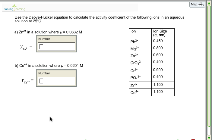 Solved: Use The Debye-Huckel Equation To Calculate The Act... | Chegg.com Solved: Use The Debye-Huckel Equation To Calculate The Act... | Chegg.com