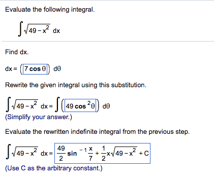Solved Evaluate the following integral. integral Squareroot | Chegg.com