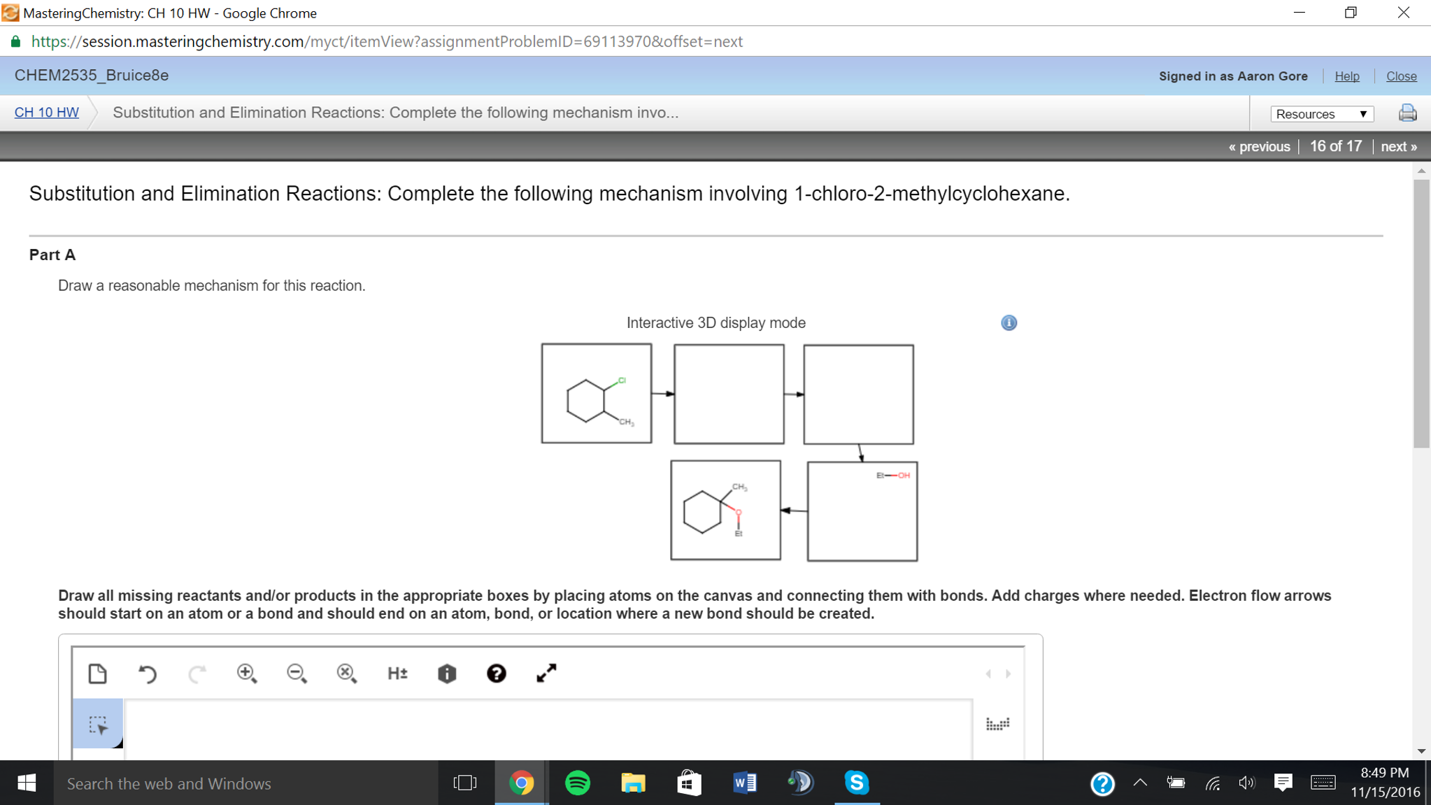 Solved: MasteringChemistry: CH 10 HW Google Chrome Session... | Chegg.com