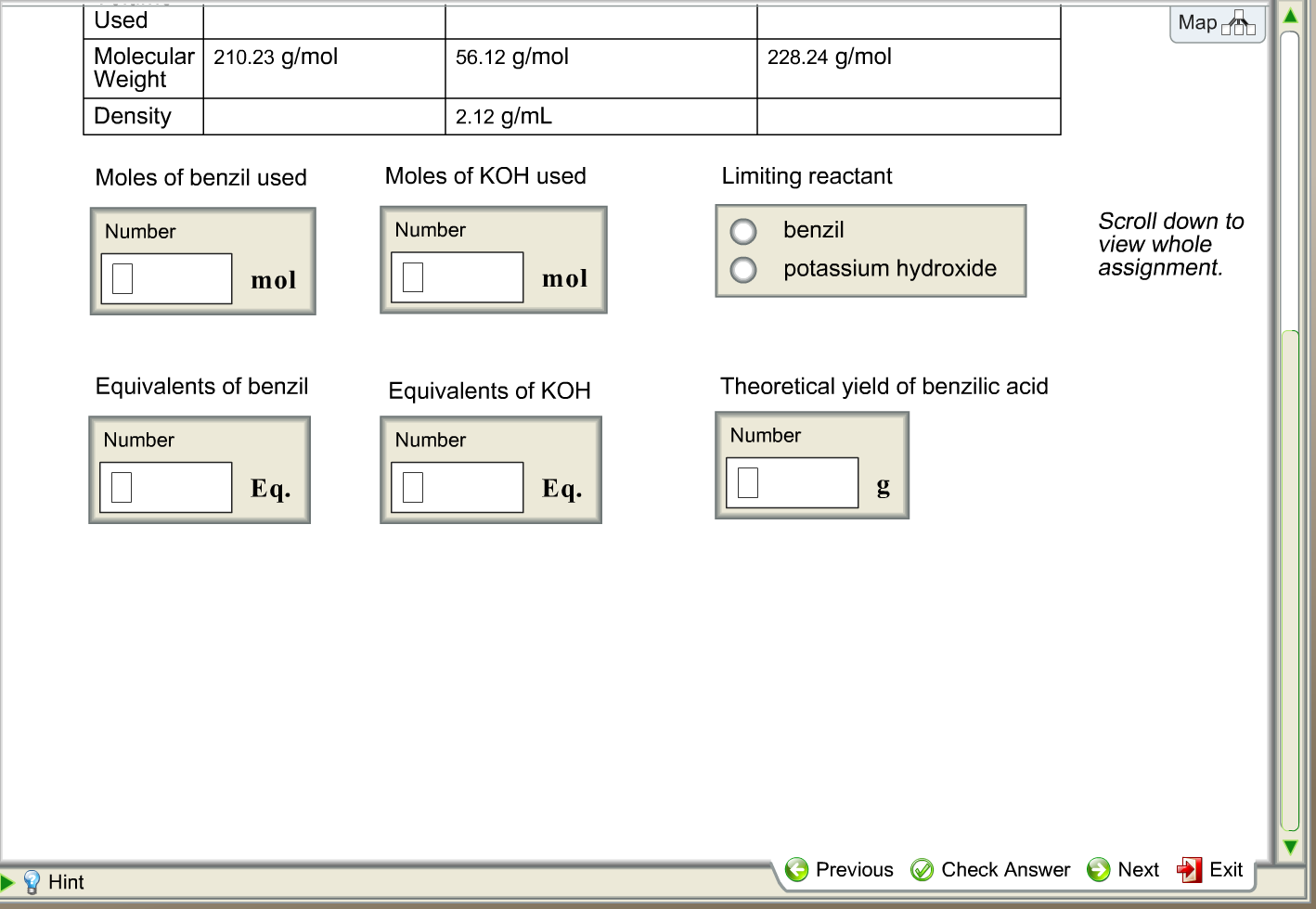 Solved: Question 8 Of 12 Sapling Learning Consider The Rea... | Chegg.com