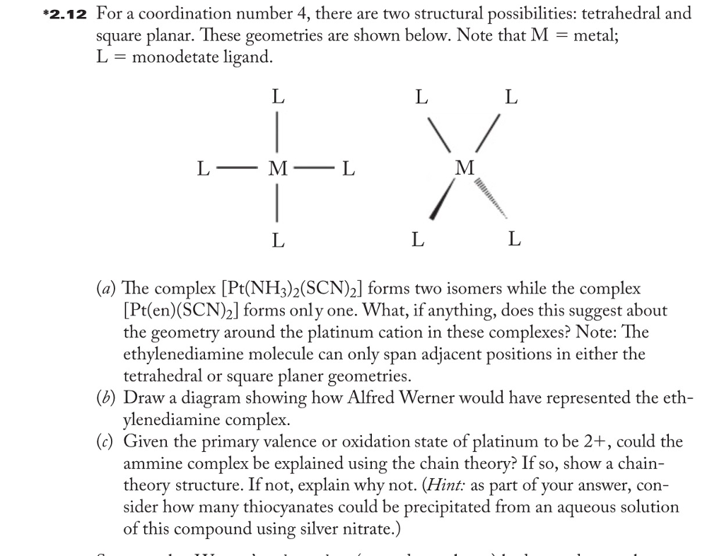 Square Planar Coordination Number 9.5: Coordination Numbers And