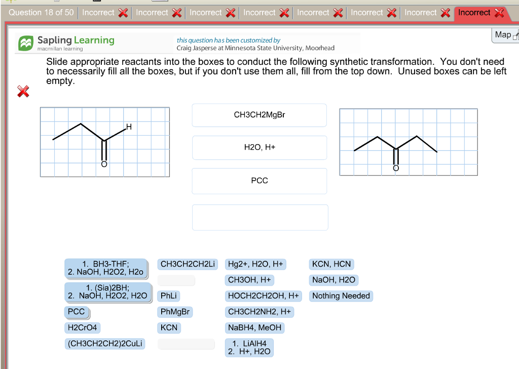 Solved: Slide Appropriate Reactants Into The Boxes To Cond... | Chegg.com