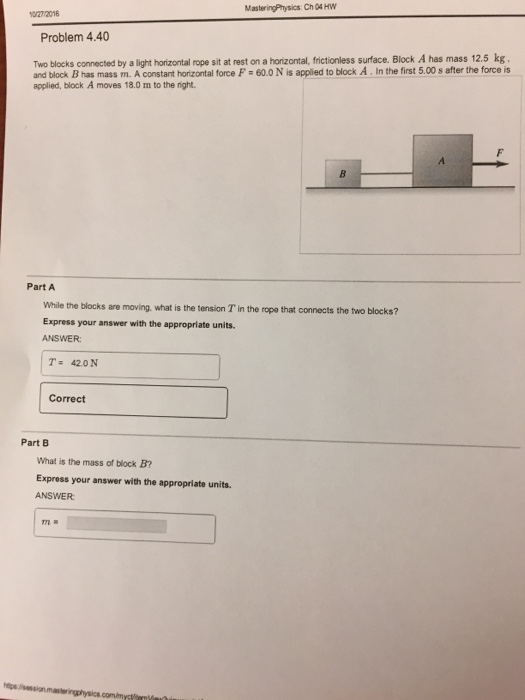 Solved: Two Blocks Connected By A Light Horizontal Rope Si... | Chegg.com