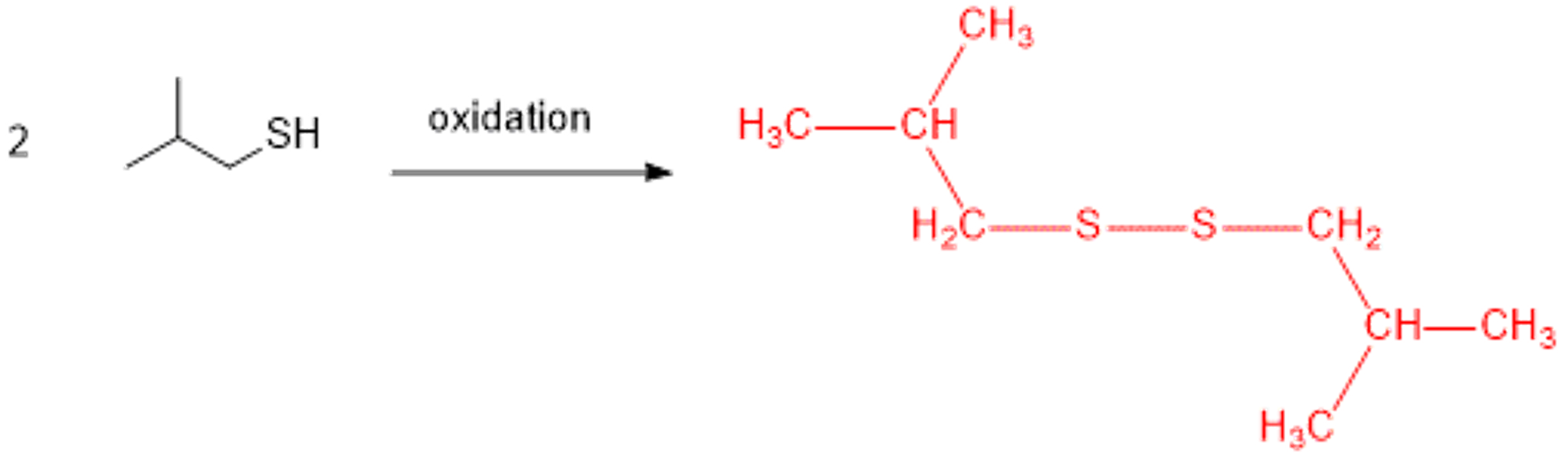 Draw the sulfur-containing product of the following oxidation reaction ...