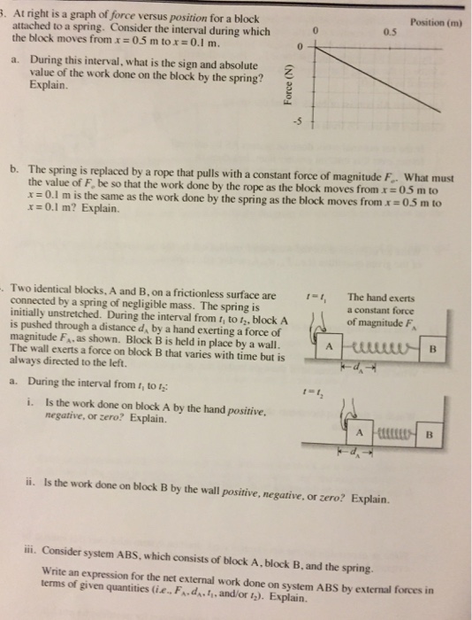 In Experiment 1. Two Hands Push Identical Blocks O... | Chegg.com