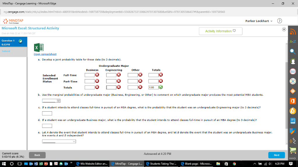 Solved: MindTap Cengage Learning Microsoft Edge Ng Cengage... | Chegg.com